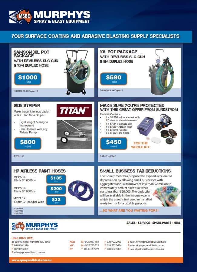 Catalogues - Murphys Spray & Blast Equipment