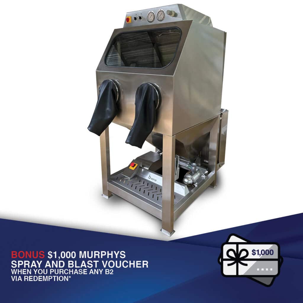 BVapor Blast Cabinets - Murphys Spray & Blast Equipment